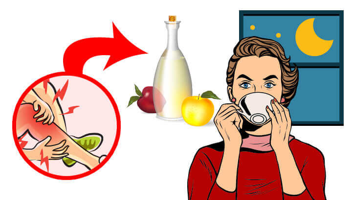Buvez Du Vinaigre De Cidre La Nuit Pour Arrêter Les Crampes, Réduire La ...